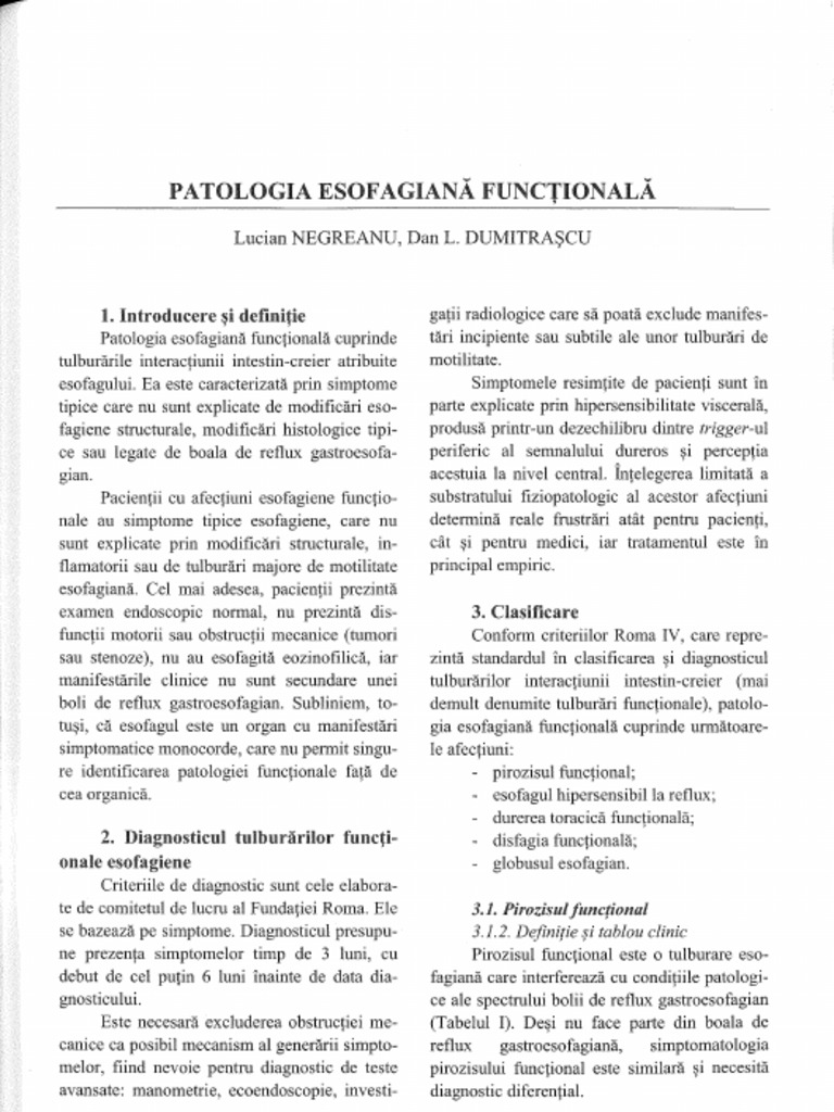 08-Tulburarile Motorii Esofagiene | PDF