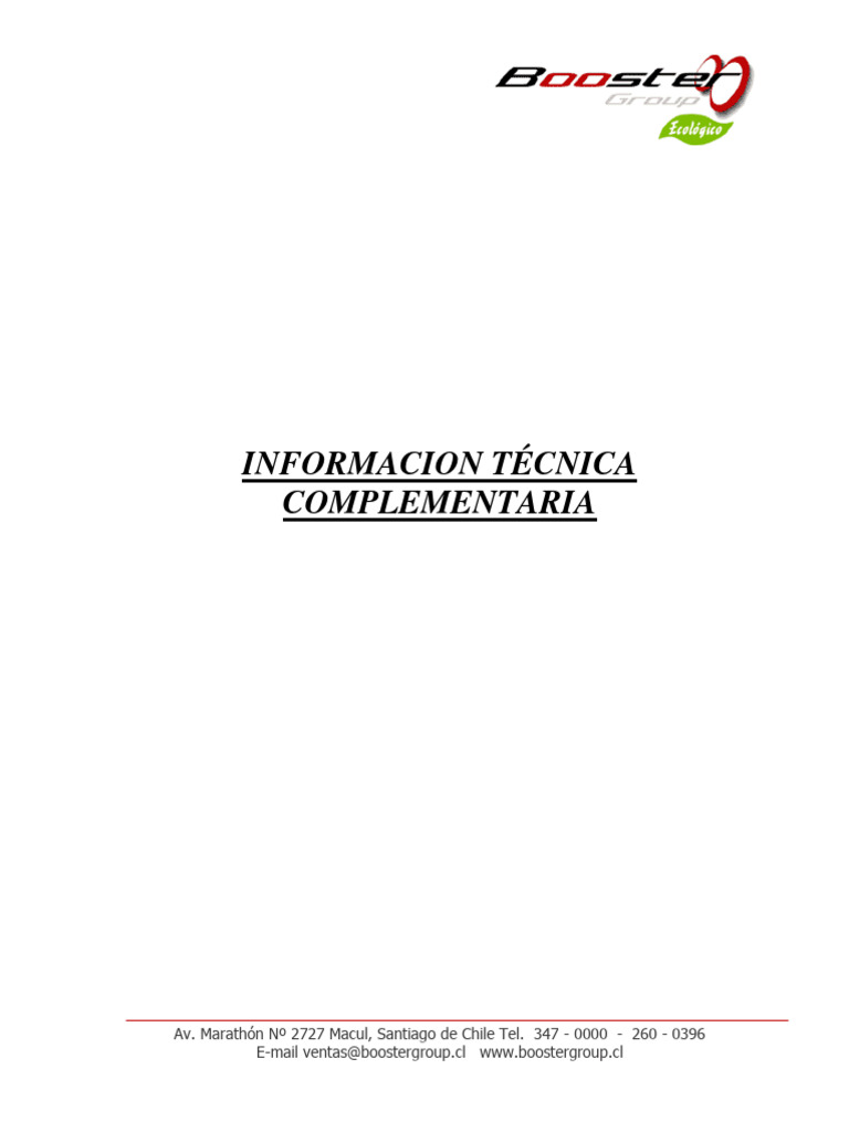 Informacion Complementaria | PDF