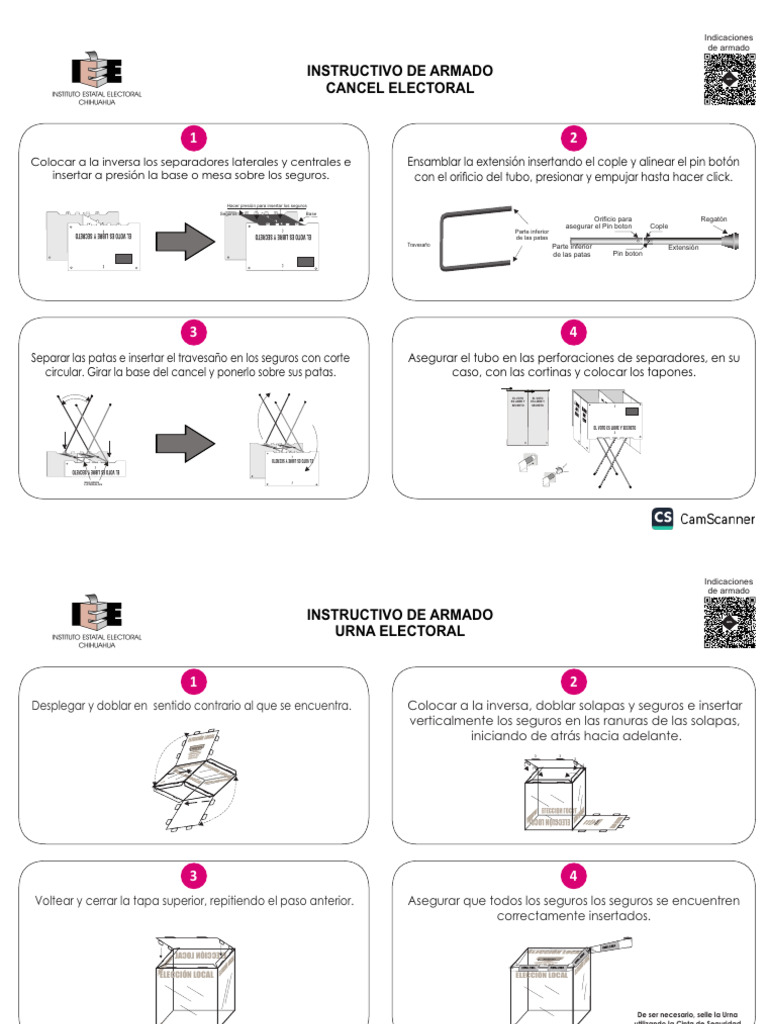 Instructivos Materiales Electorales Opl 2024 - Am - SF | PDF