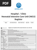NICU Admission Sheet | PDF | Childbirth | Pregnancy