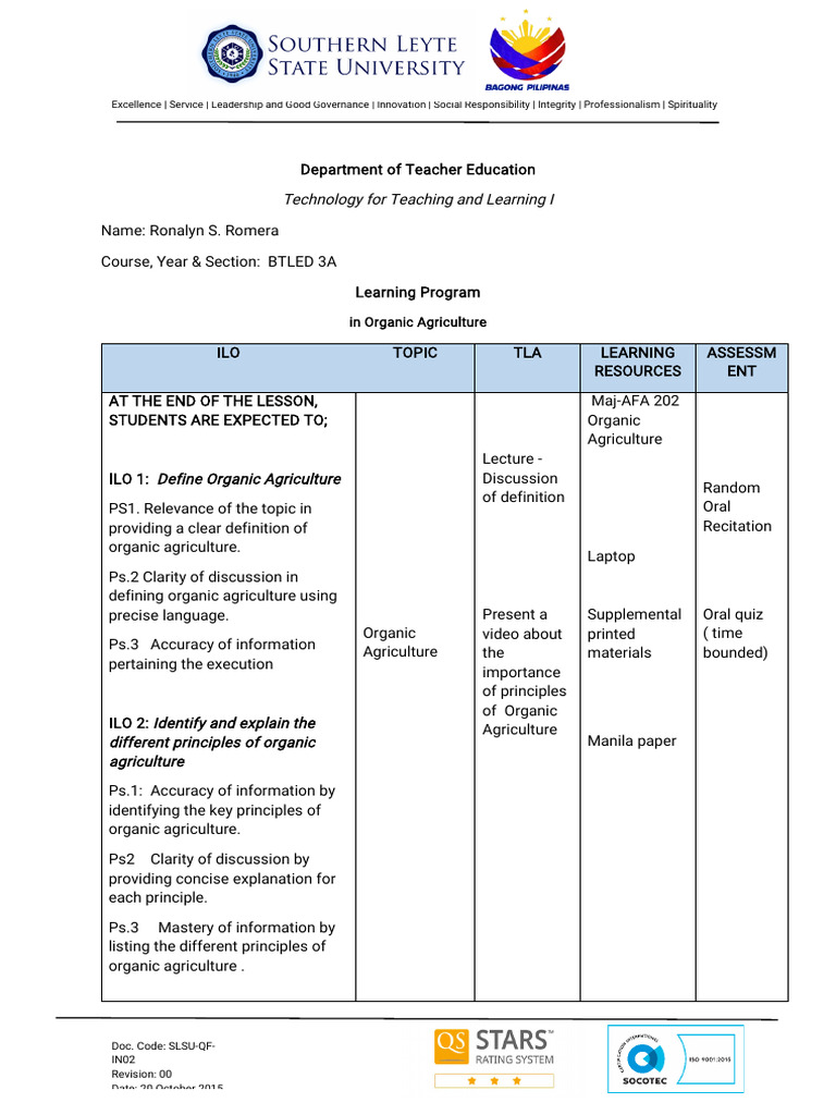 Learning Program in Final | PDF | Information | Cognition