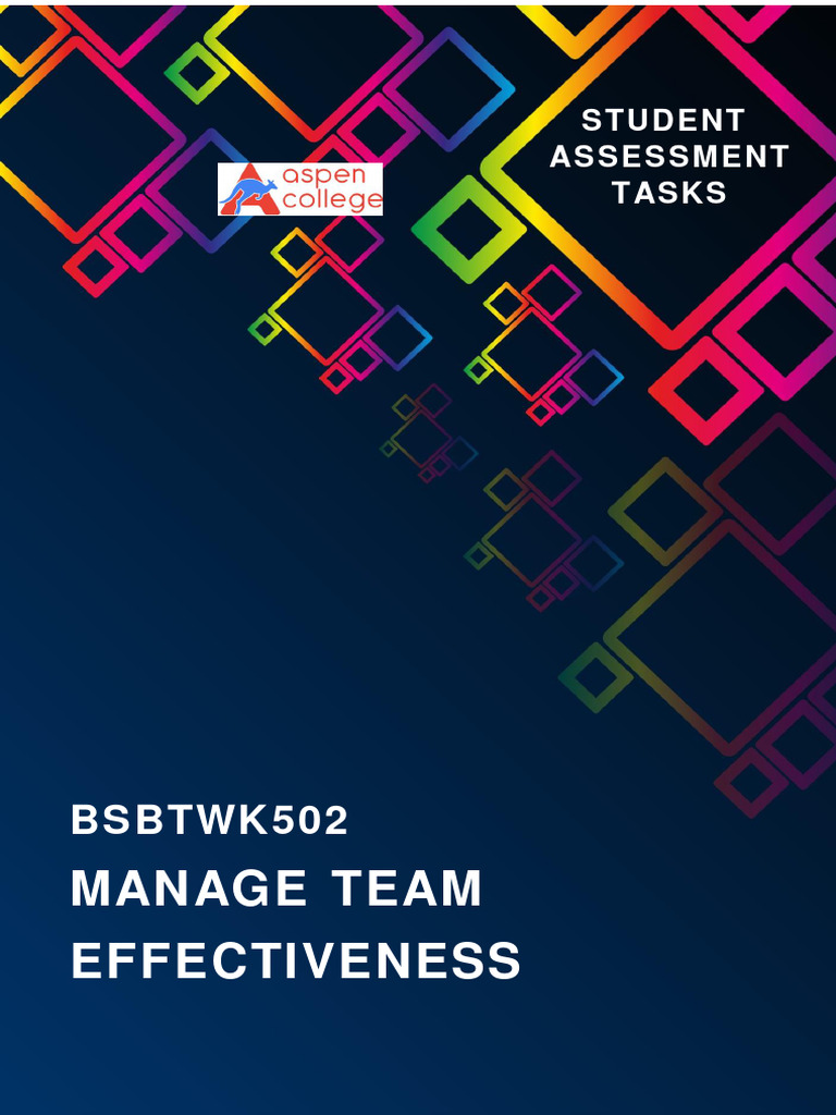 BSBTWK502 Student Assessment Tasks | PDF | Leadership | Consensus ... BSBTWK502 Student Assessment Tasks | PDF | Leadership | Consensus ...