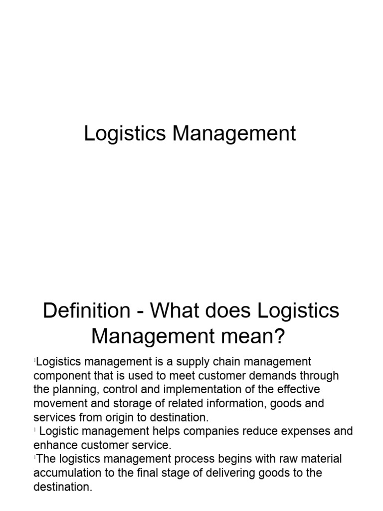 SCLM Unit-2 | PDF | Logistics | Warehouse