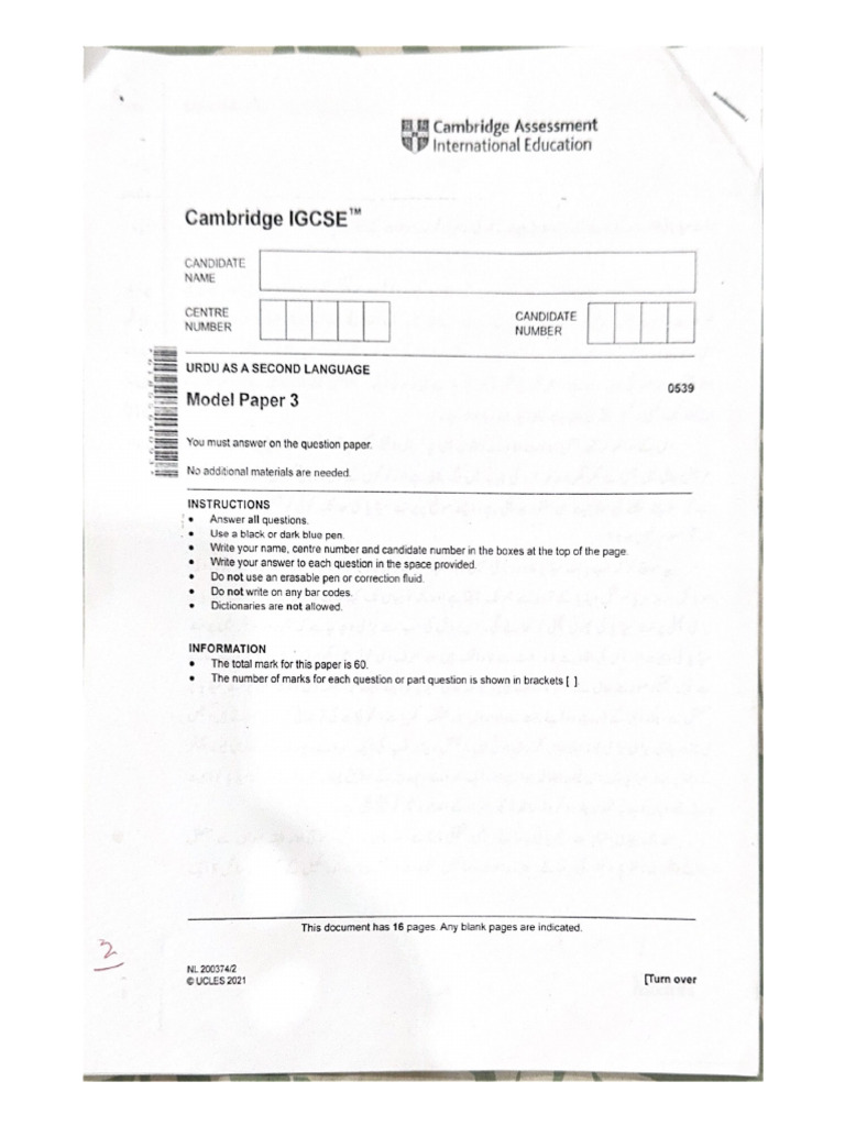 Cambridge IGCSE™ | PDF