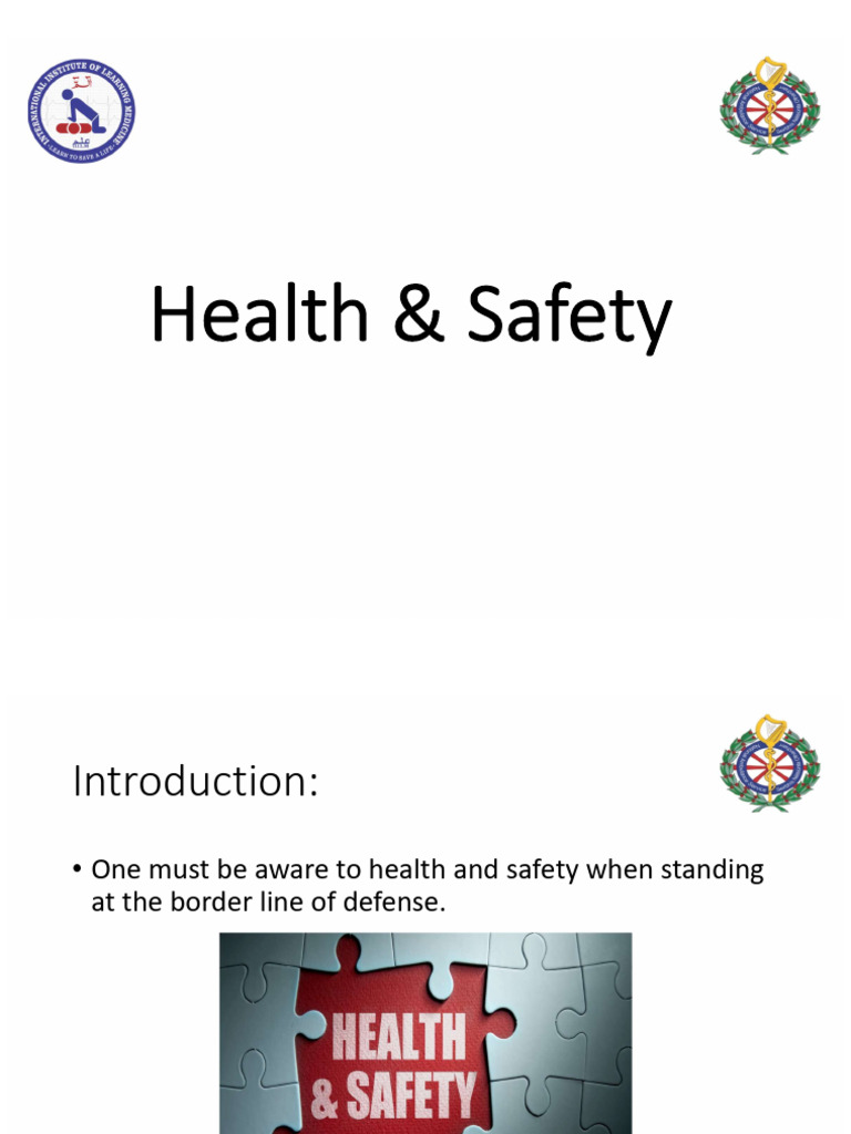 CHP 05 Health & Safety | Download Free PDF | Infection | Pathogen