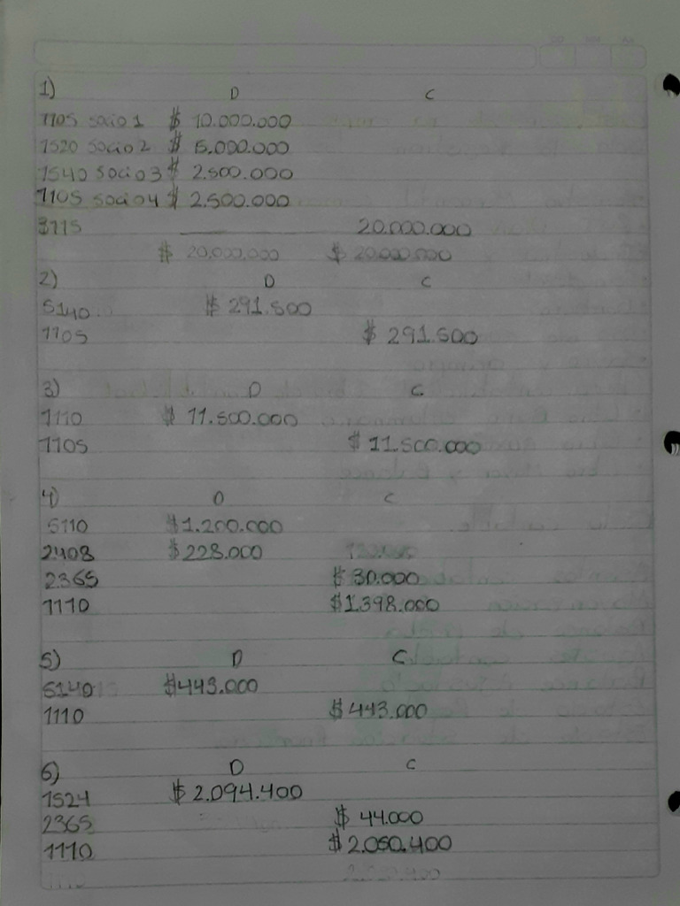 Primera Semana Practica Contable | PDF