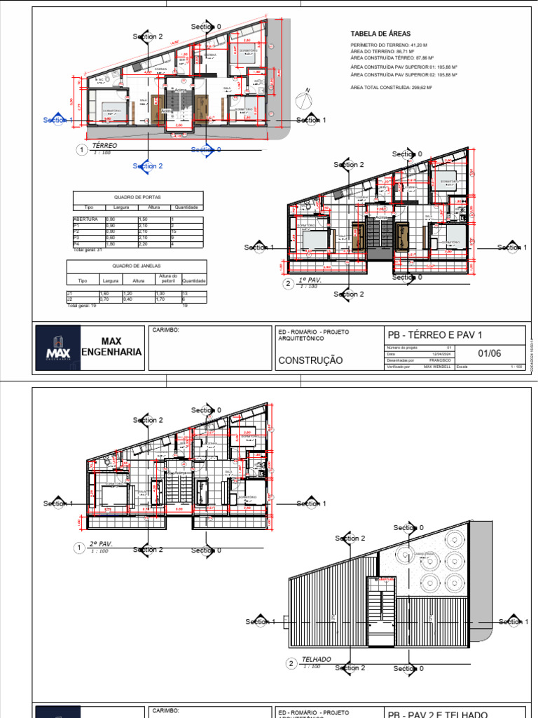 A3 - Projeto Arquitetônico Romário | PDF