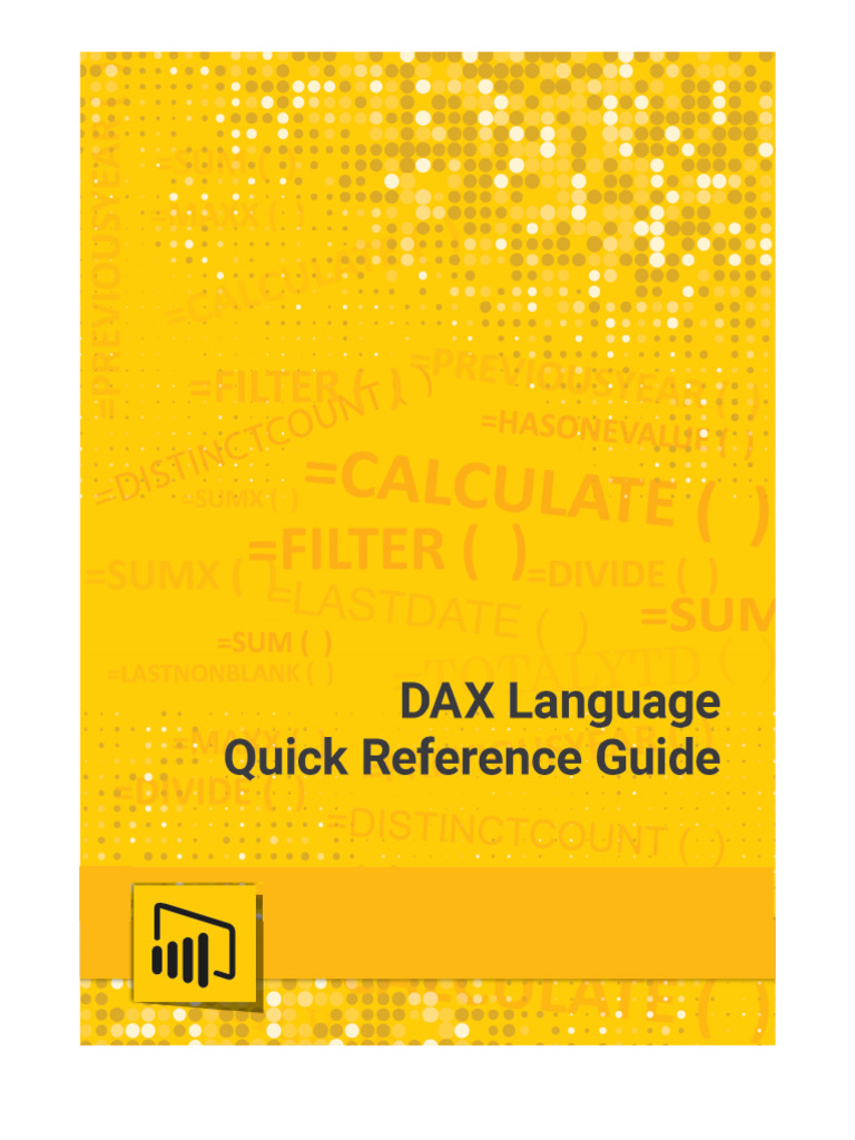 Dax Language Quick Reference 1 | PDF | Trigonometric Functions | Function (Mathematics)