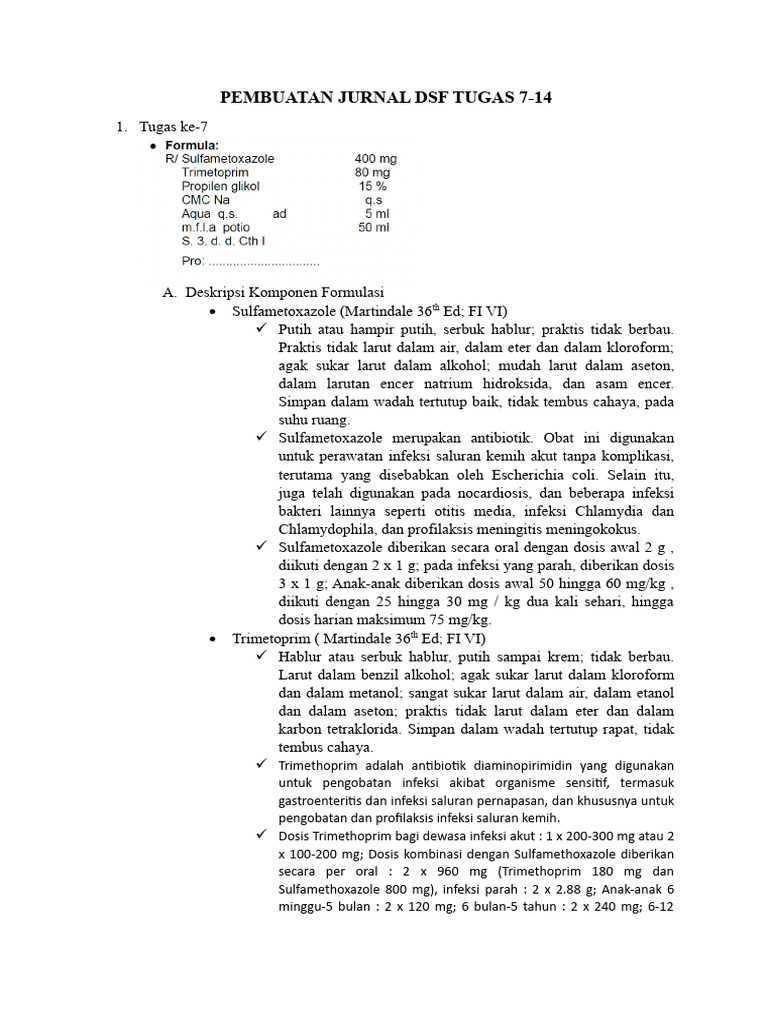 Pembuatan Jurnal DSF Tugas 7-14 | PDF