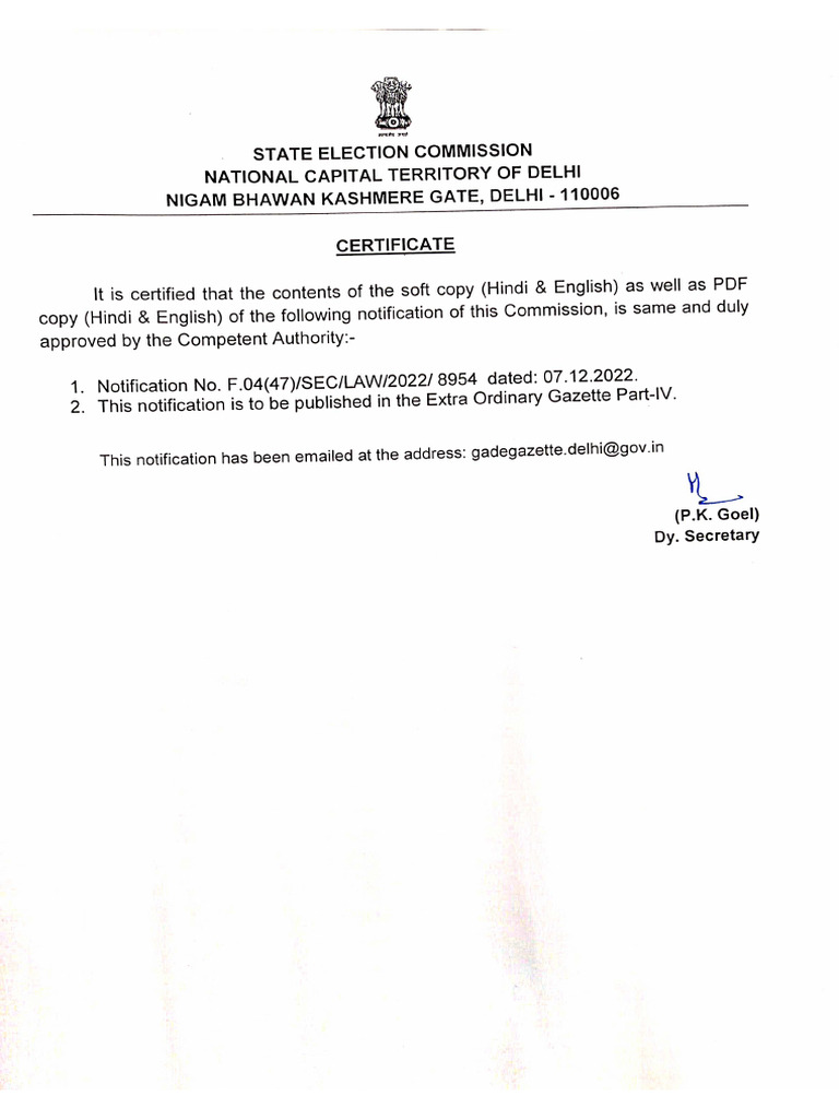 MCD Election Result 2022 1 | PDF