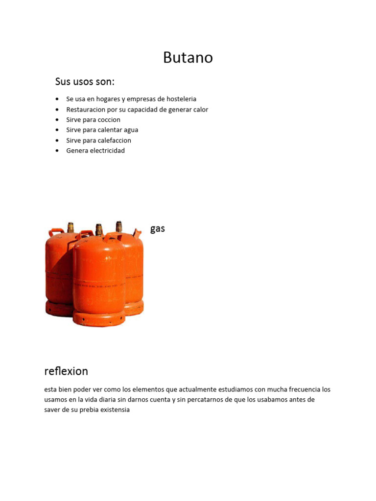 Gas Butano | PDF
