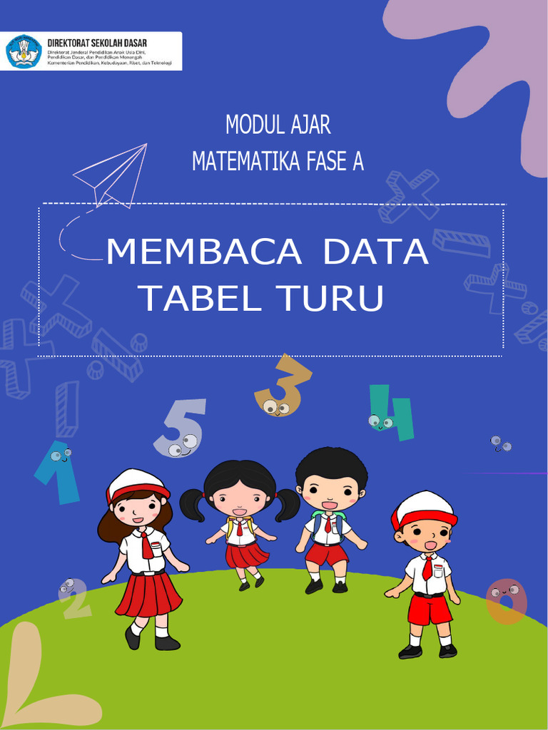 Modul Ajar Matematika - Membaca Data Tabel Turus - Fase A | PDF