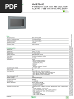 Schneider Electric - Easy-Harmony-ET6 - HMIET6400 | PDF | Touchscreen | Computing