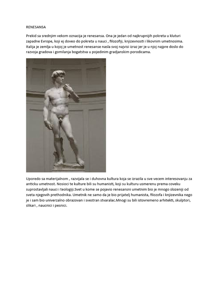 RENESANSA | PDF