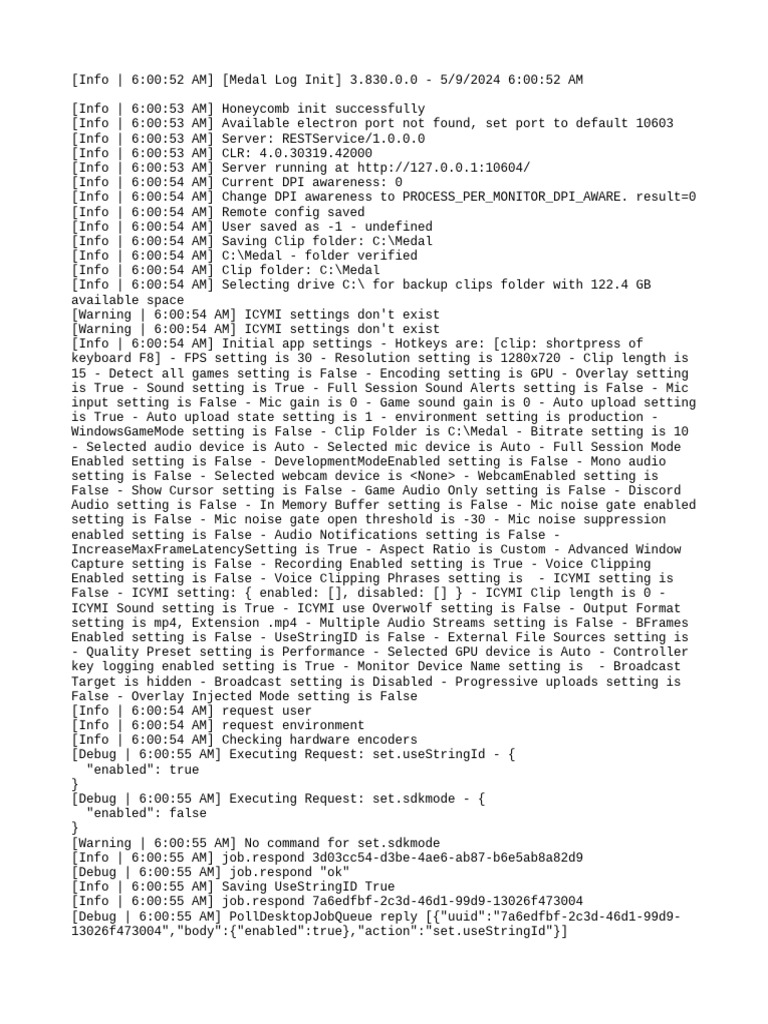 Medal Log 20240509 | PDF | Keyboard Shortcut | Computing