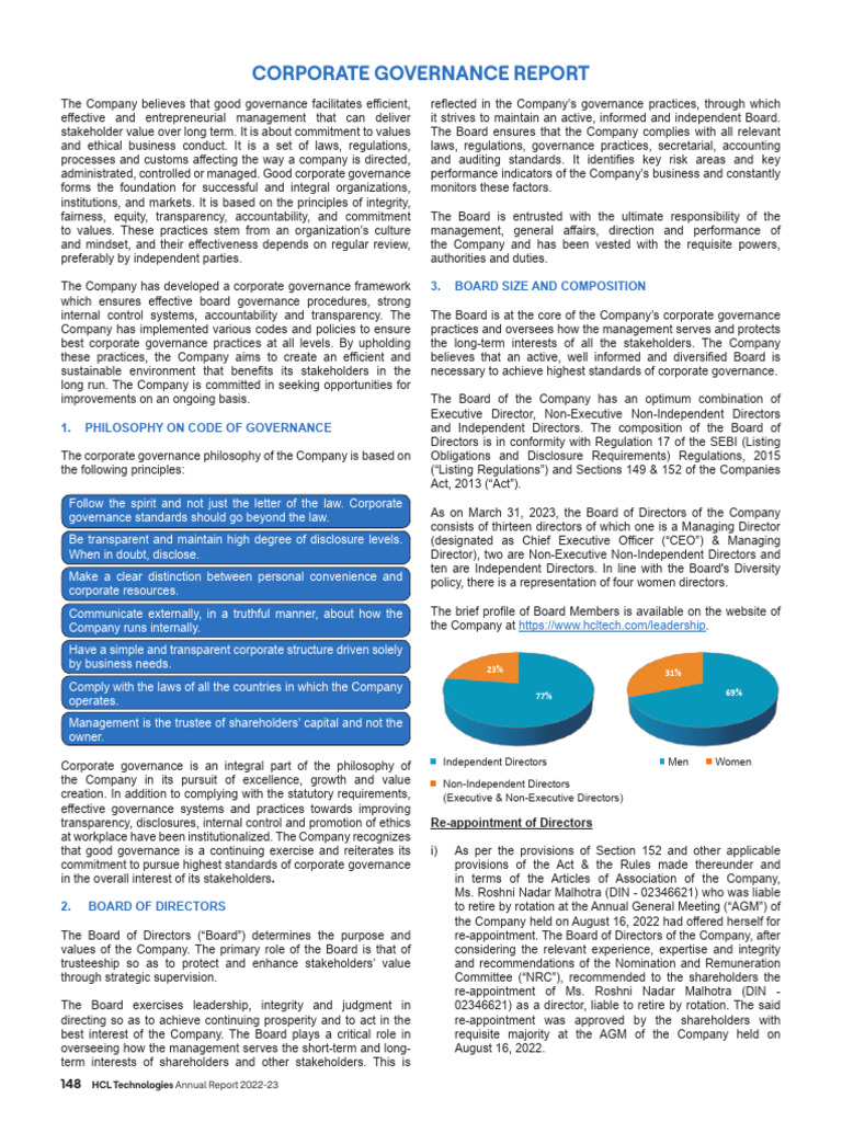 Corporate Governance | Download Free PDF | Governance | Corporate Governance
