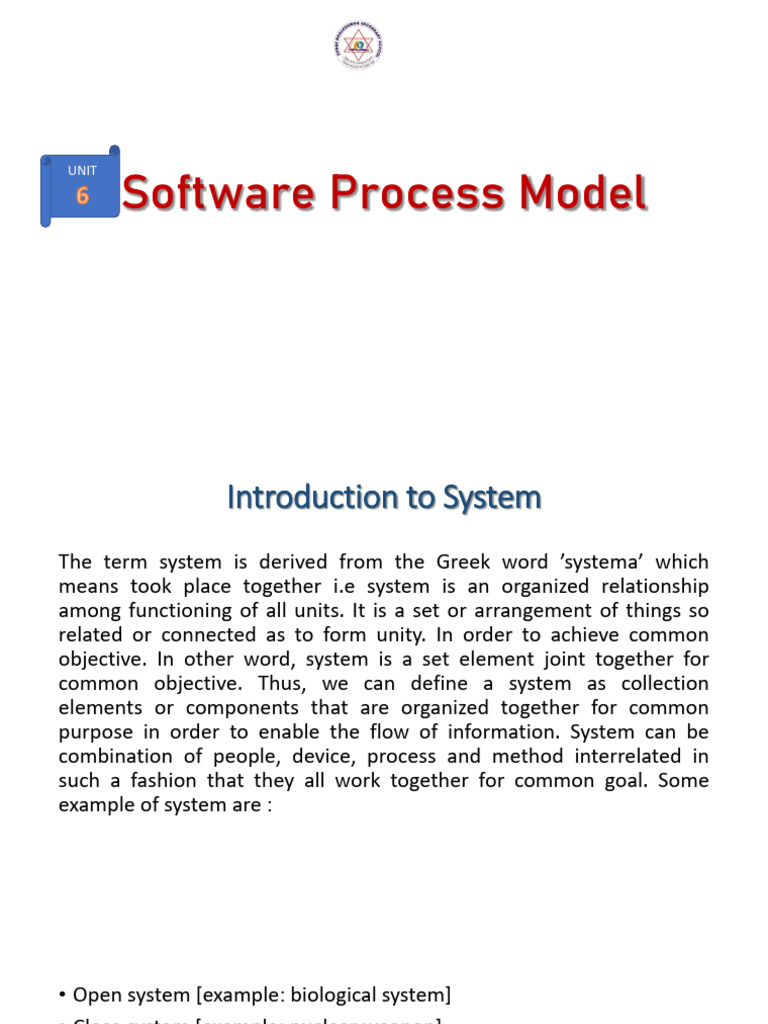 Software Process Model | PDF | System | Information
