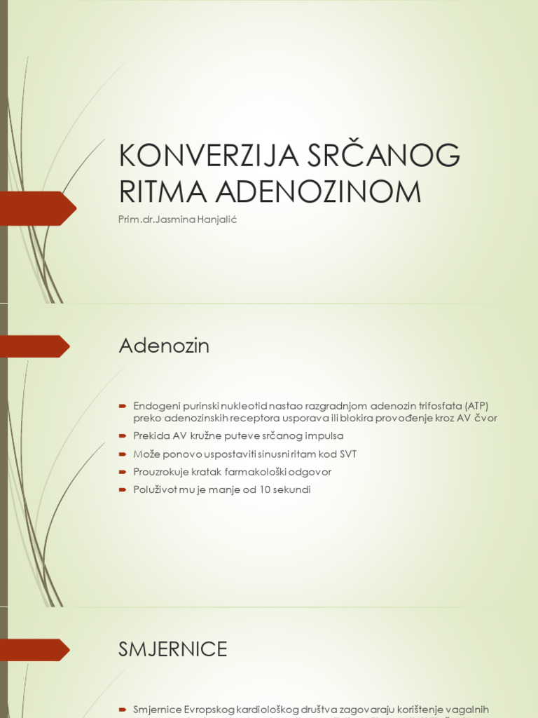Konverzija Ritma Adenozinom | PDF