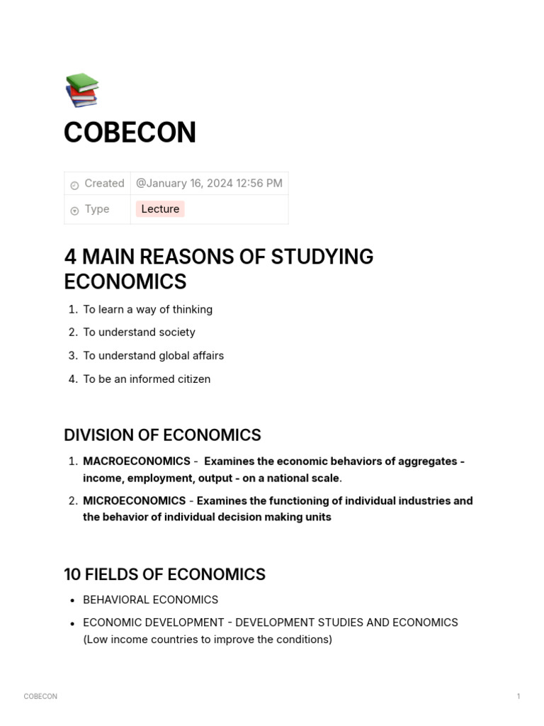 COBECON | PDF | Elasticity (Economics) | Demand