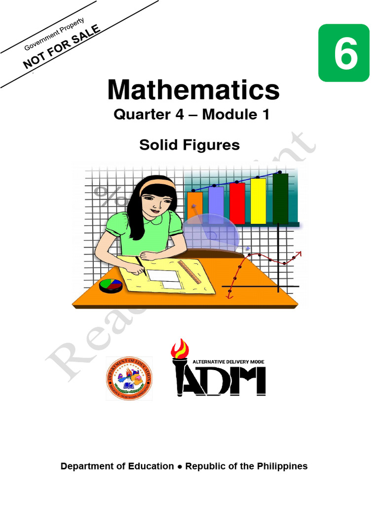Mathematics6 q4 Mod1 Solidfigures v5 | PDF | Volume | Sphere