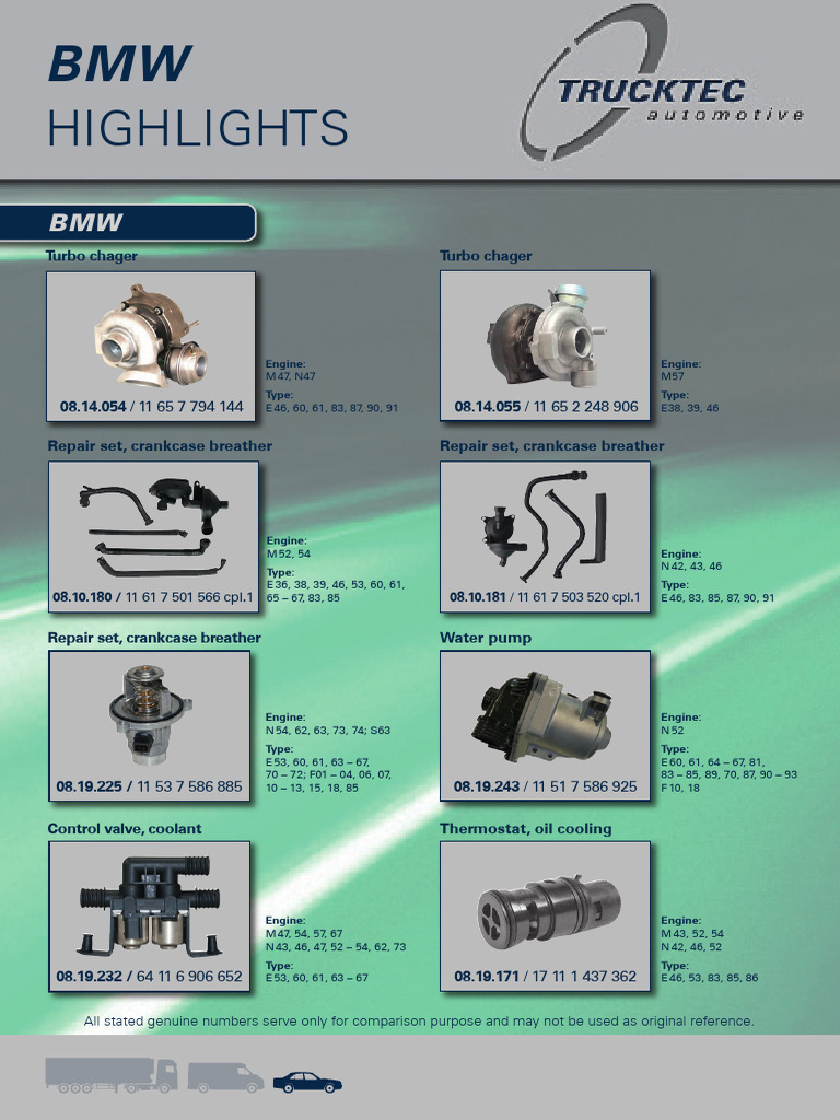 Trucktec Product Catalog | PDF | Vehicle Technology | Mechanical ...