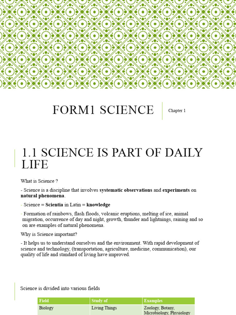 Form1 Science | PDF | Density | Observational Error
