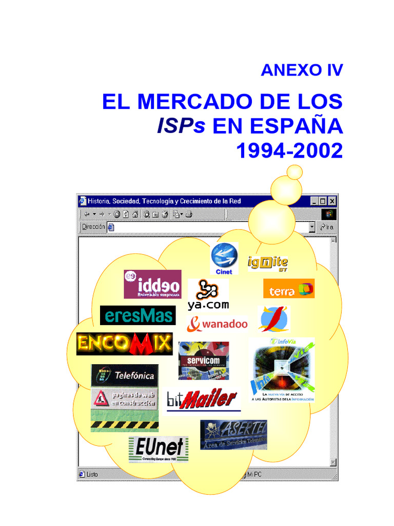 Listado ISP en los 90 | PDF | Proveedor de servicios de Internet | Internet