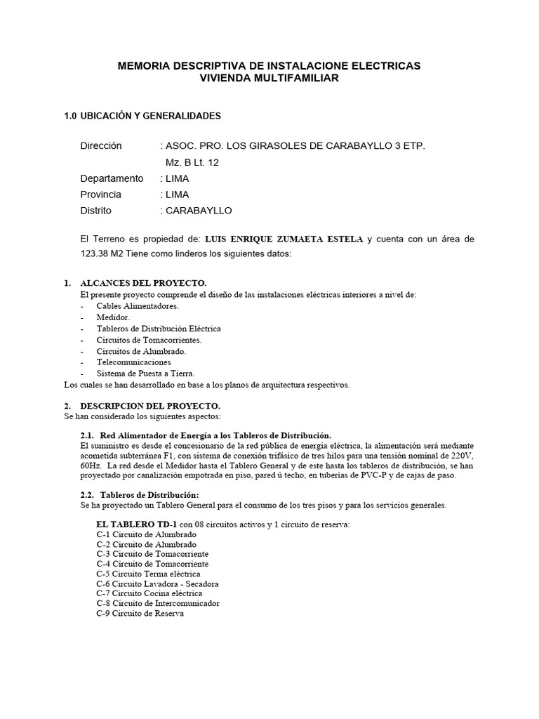 4.-MD-Inst - Eléctricas LICENCIA | PDF | Corriente eléctrica | Resistencia Eléctrica y Conductancia