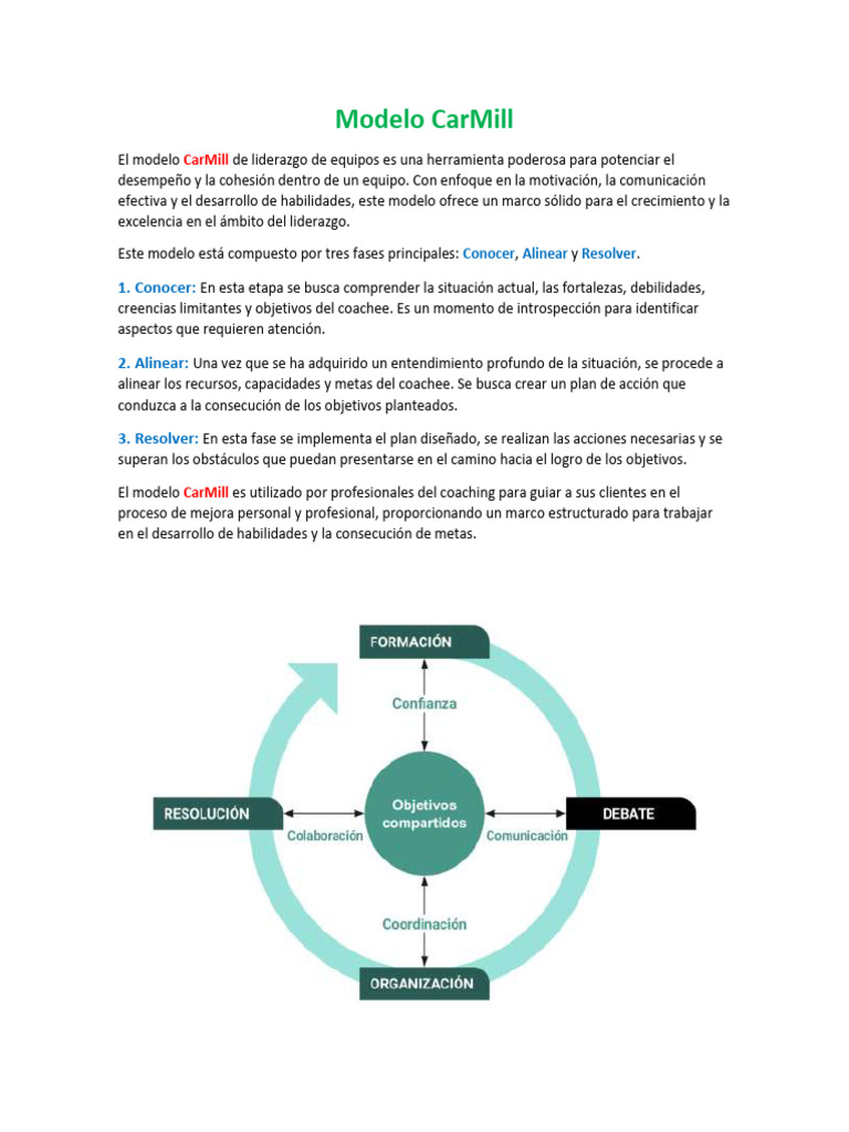 Modelo CarMill | PDF | Liderazgo | Psicología Social