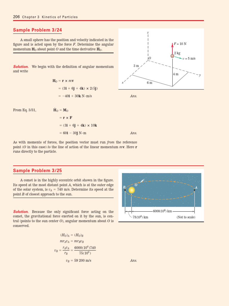 Meriam - Dynamics - 8th Ed (2015) - 6 | PDF | Force | Momentum