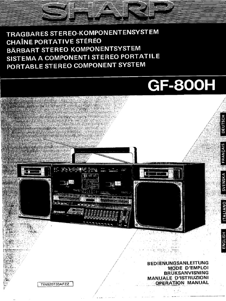 sharp-gf-800-h-om | PDF