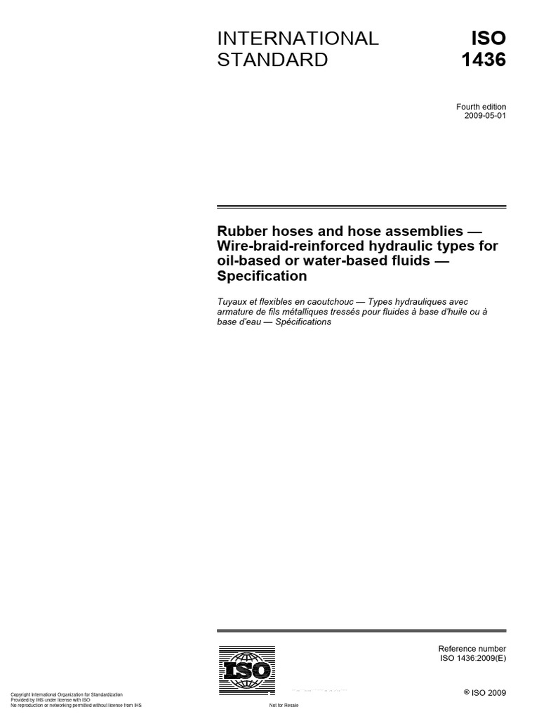 ISO 1436 - 2009 - Rubber Hoses and Hose Assemblies - Wire-Braid ...