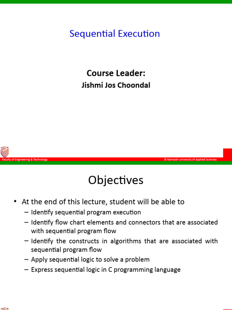 Understanding Sequential Execution in C | PDF | Algorithms | Computer ...