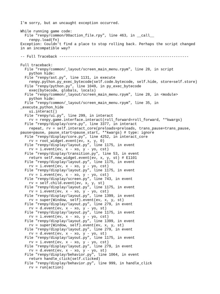 Traceback | Download Free PDF | Computer Programming | Computing