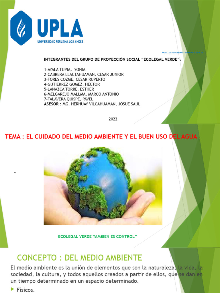 Cuidado del Medio Ambiente y Agua | PDF | Agua | Entorno natural