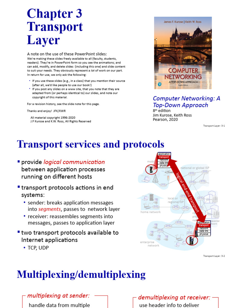 Week 3 1 Pdf Transmission Control Protocol Port Computer Networking