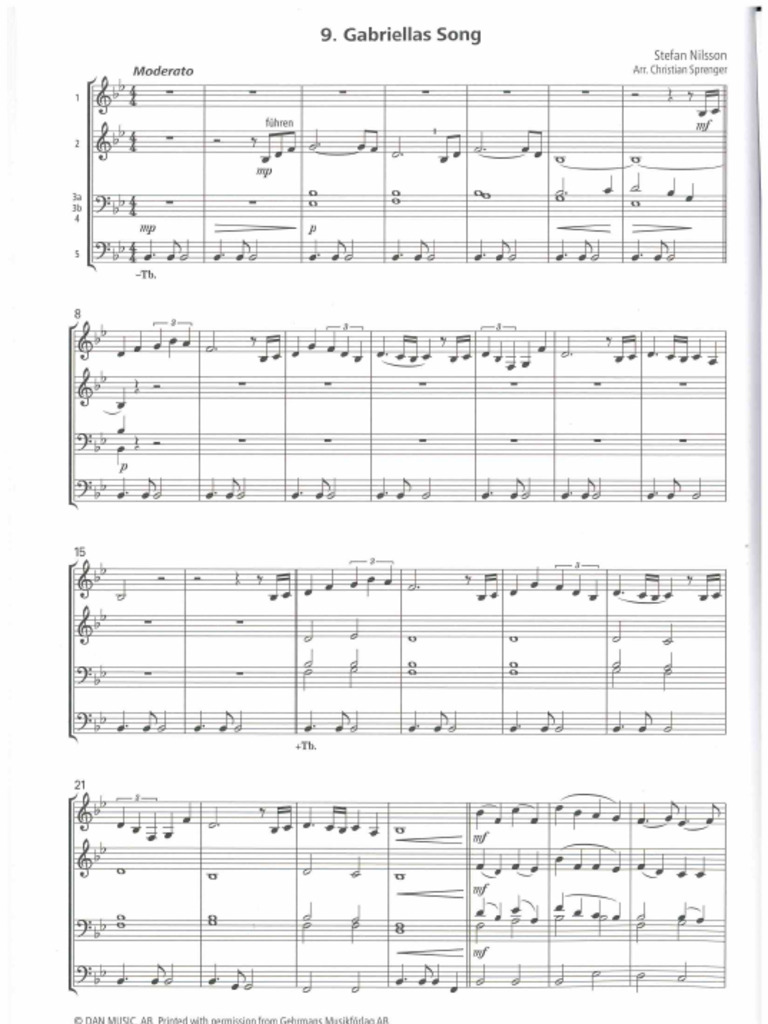 Gabriellas Song | PDF