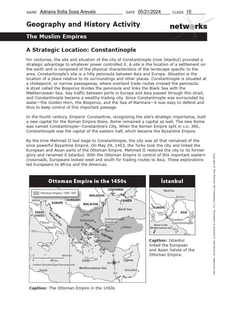 Week 9 Unit 2 10th Grade | PDF | Byzantine Empire | Constantinople