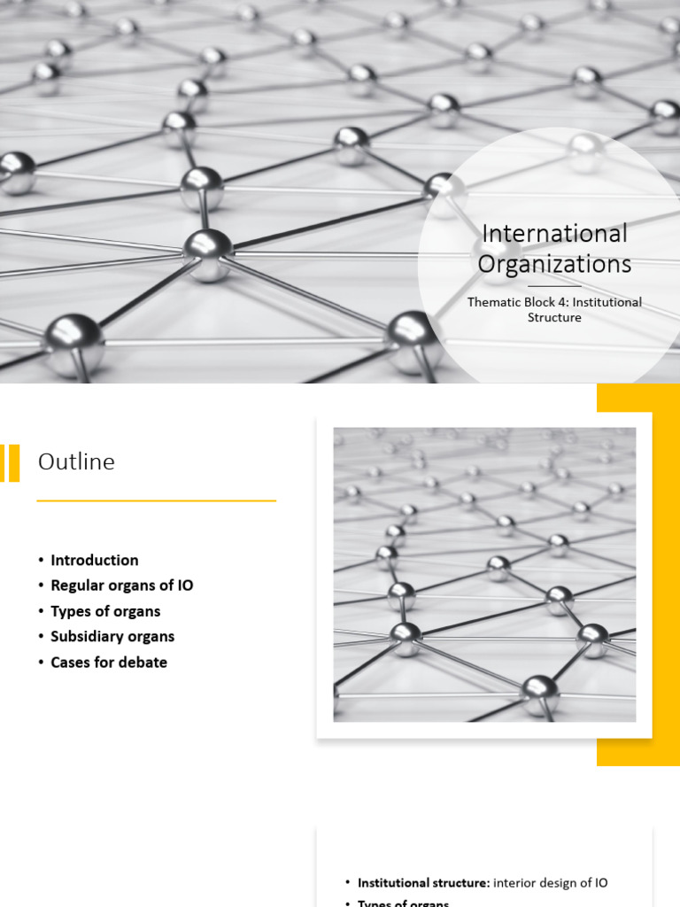 Block 4_ Institutional Structure | PDF | United Nations | International Relations