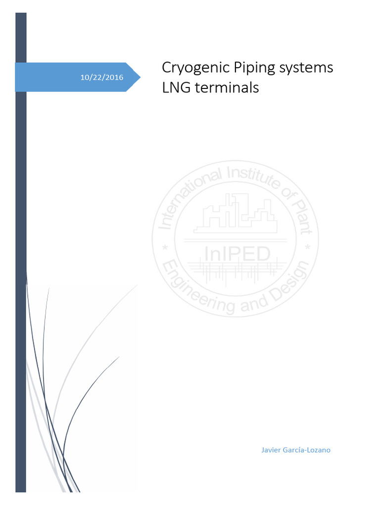 Handouts_Cryogenic Piping systems-LNG terminals | PDF | Liquefied ...