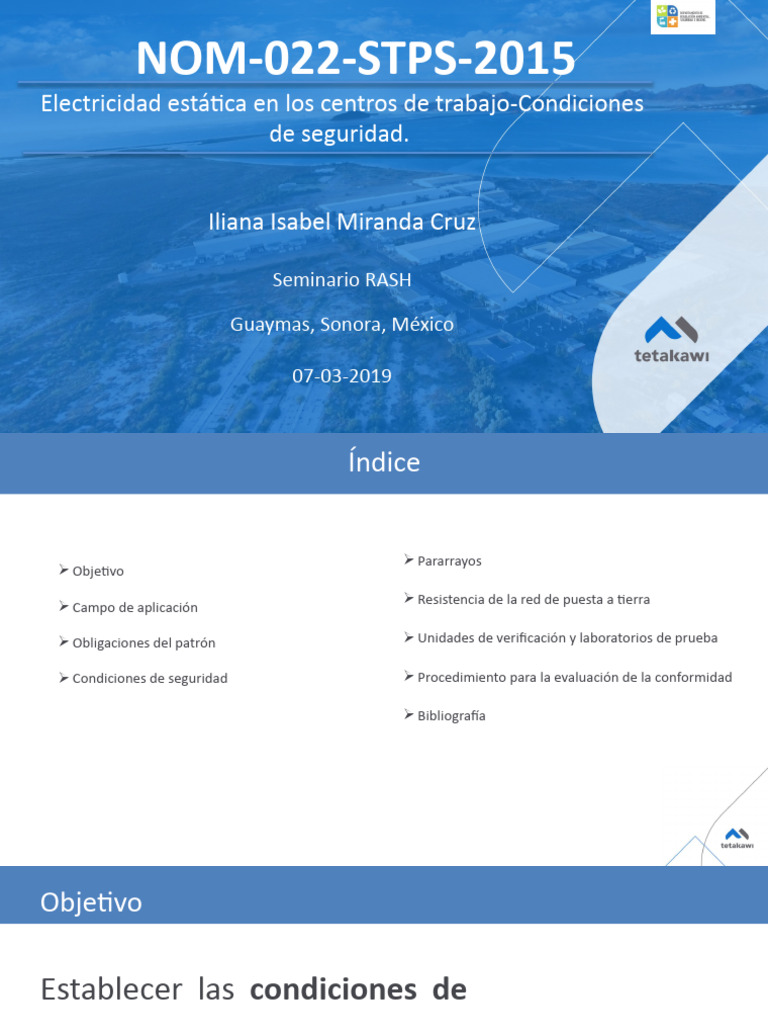 Nom 022 STPS 2008 | PDF | Laboratorios | Ingenieria Eléctrica