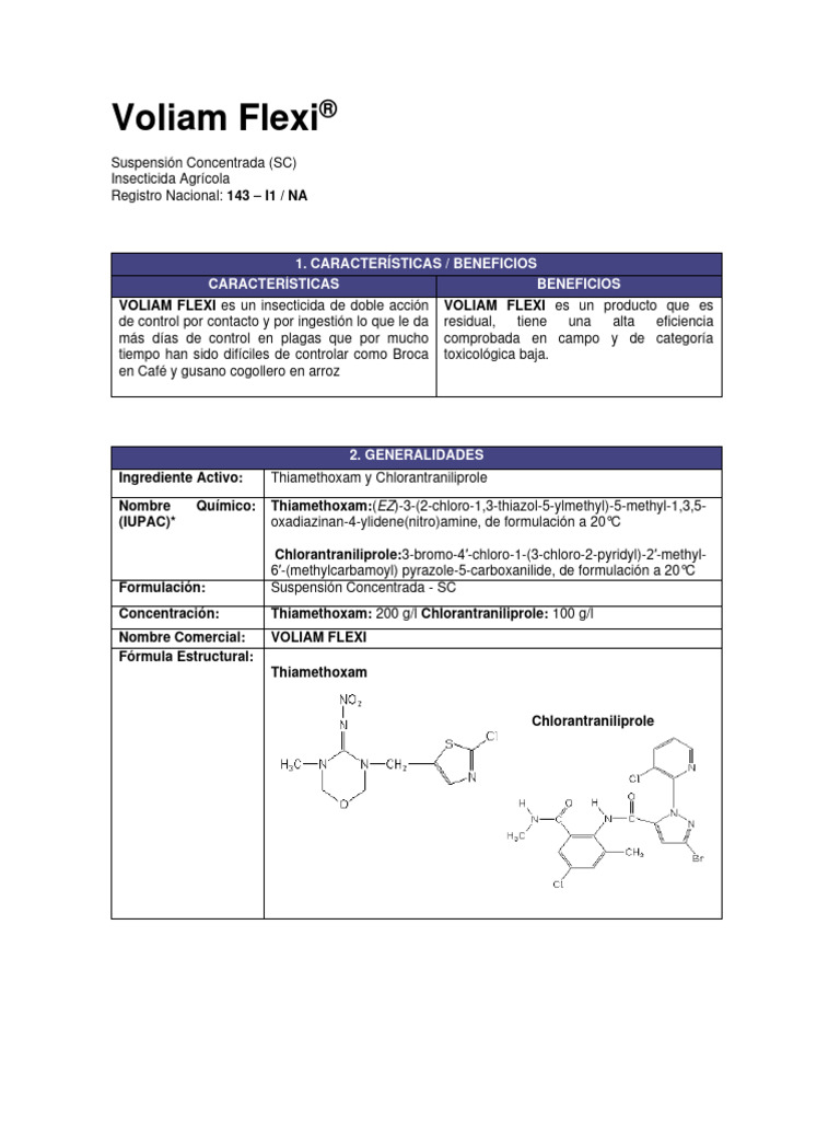 Ec Ficha Tecnica Voliam Flexi | Descargar gratis PDF | Agua | Brócoli