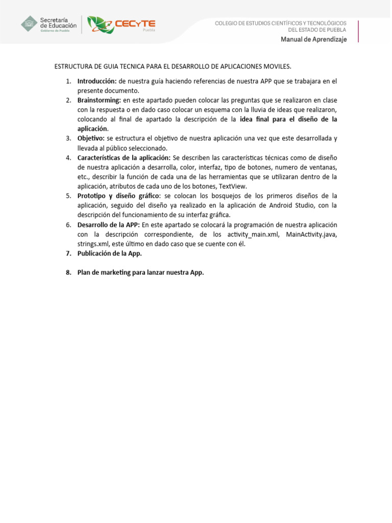 GUIA PARA EL DESARROLLO DE APPS | PDF GUIA PARA EL DESARROLLO DE APPS | PDF