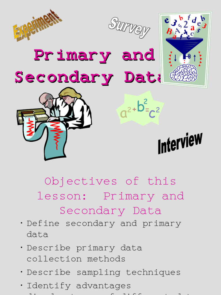 336 Primary Data | PDF | Sampling (Statistics) | Survey Methodology