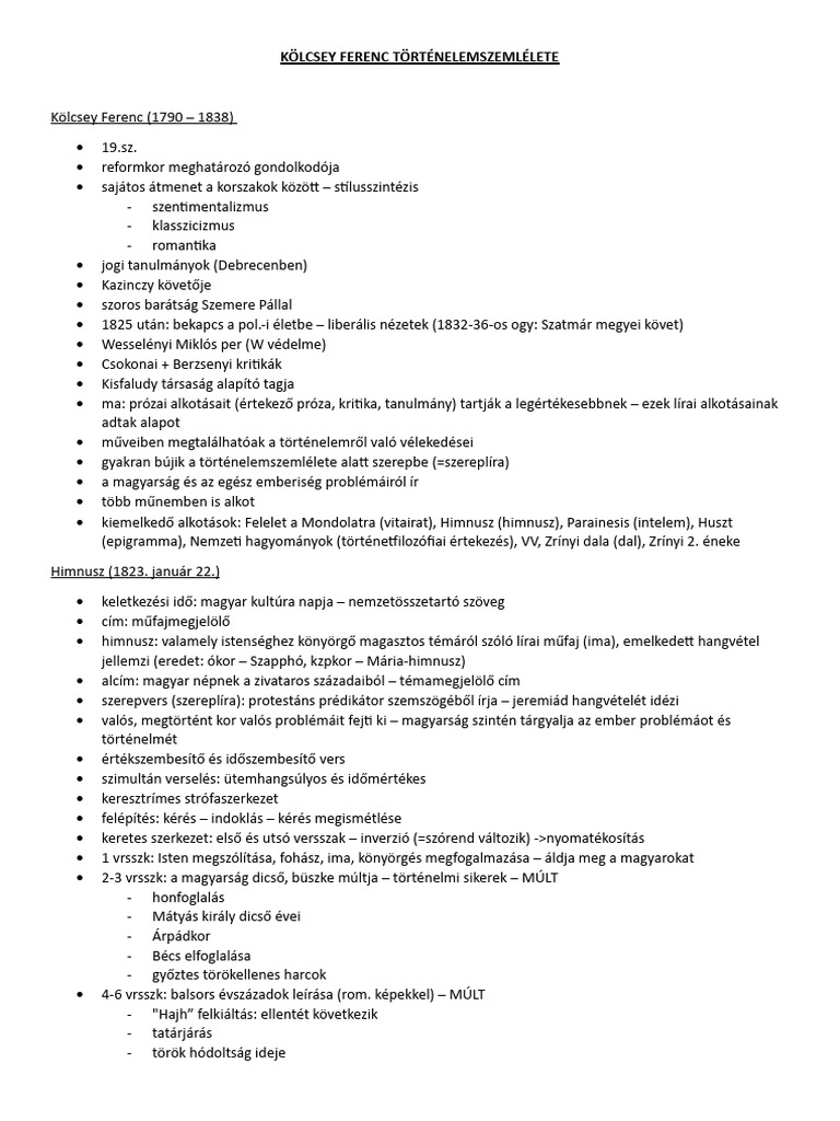 Kolcsey | PDF
