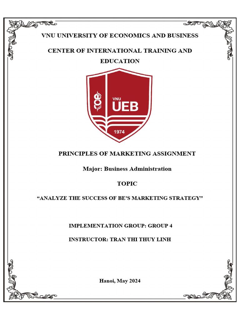 Vnu University of Economics and Business | PDF | Brand | Social Media