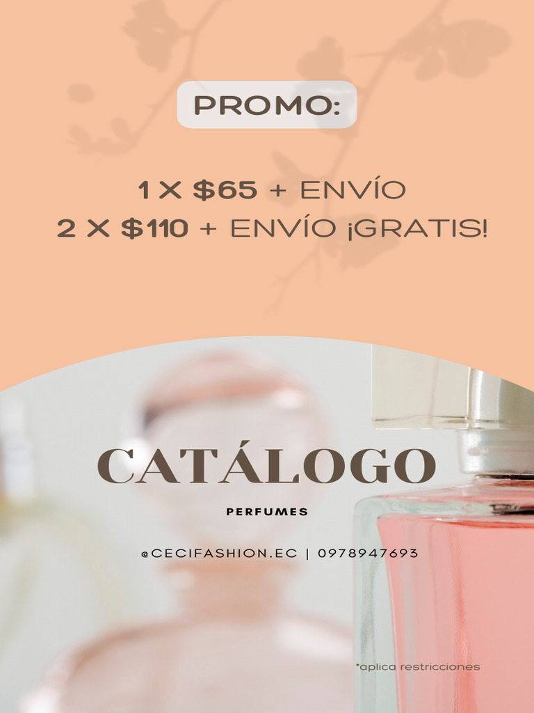 Catálogo de Perfumes Cyzone Hombre | PDF | Marcas de lujo