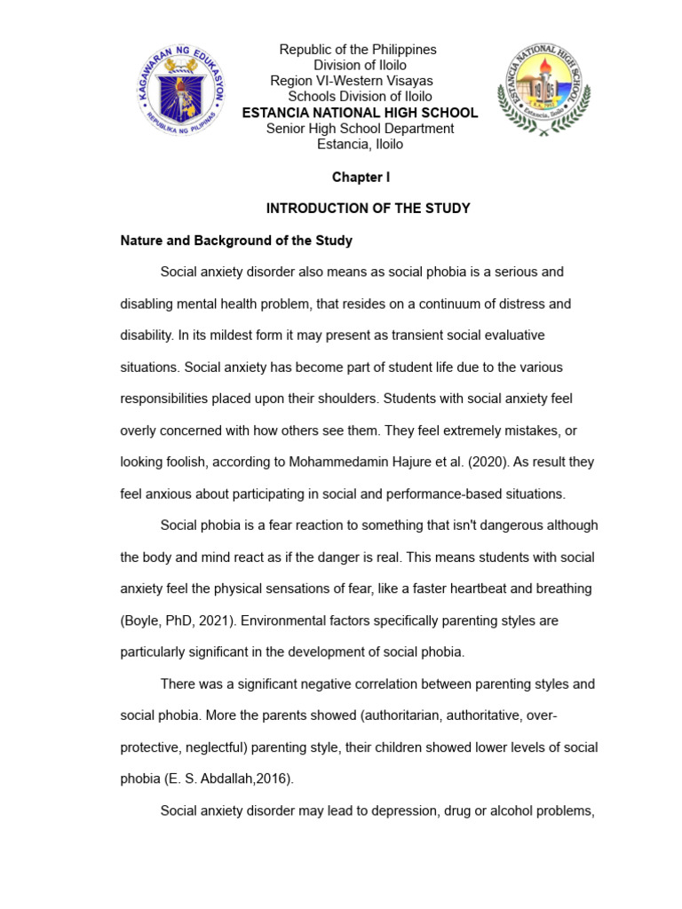 Final GR.2 1 3is | PDF | Social Anxiety | Anxiety Disorder