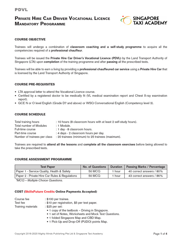 PDVL Course Outline | PDF | Multiple Choice | Car Rental