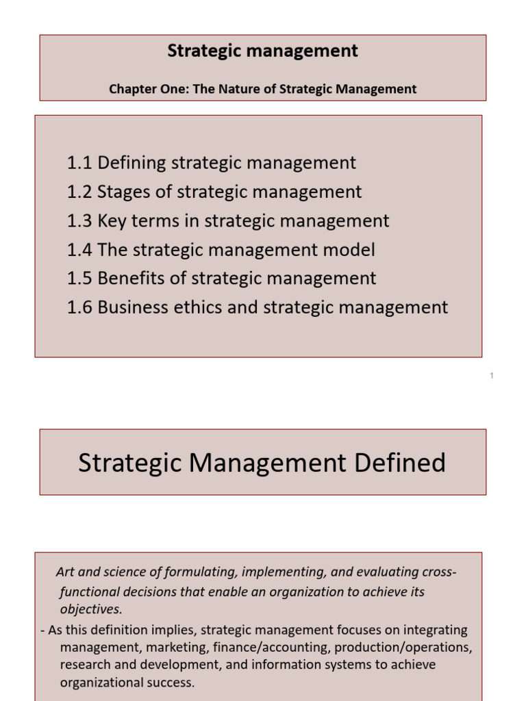 Strategic Management From Shale | Download Free PDF | Strategic Management | Strategic Planning